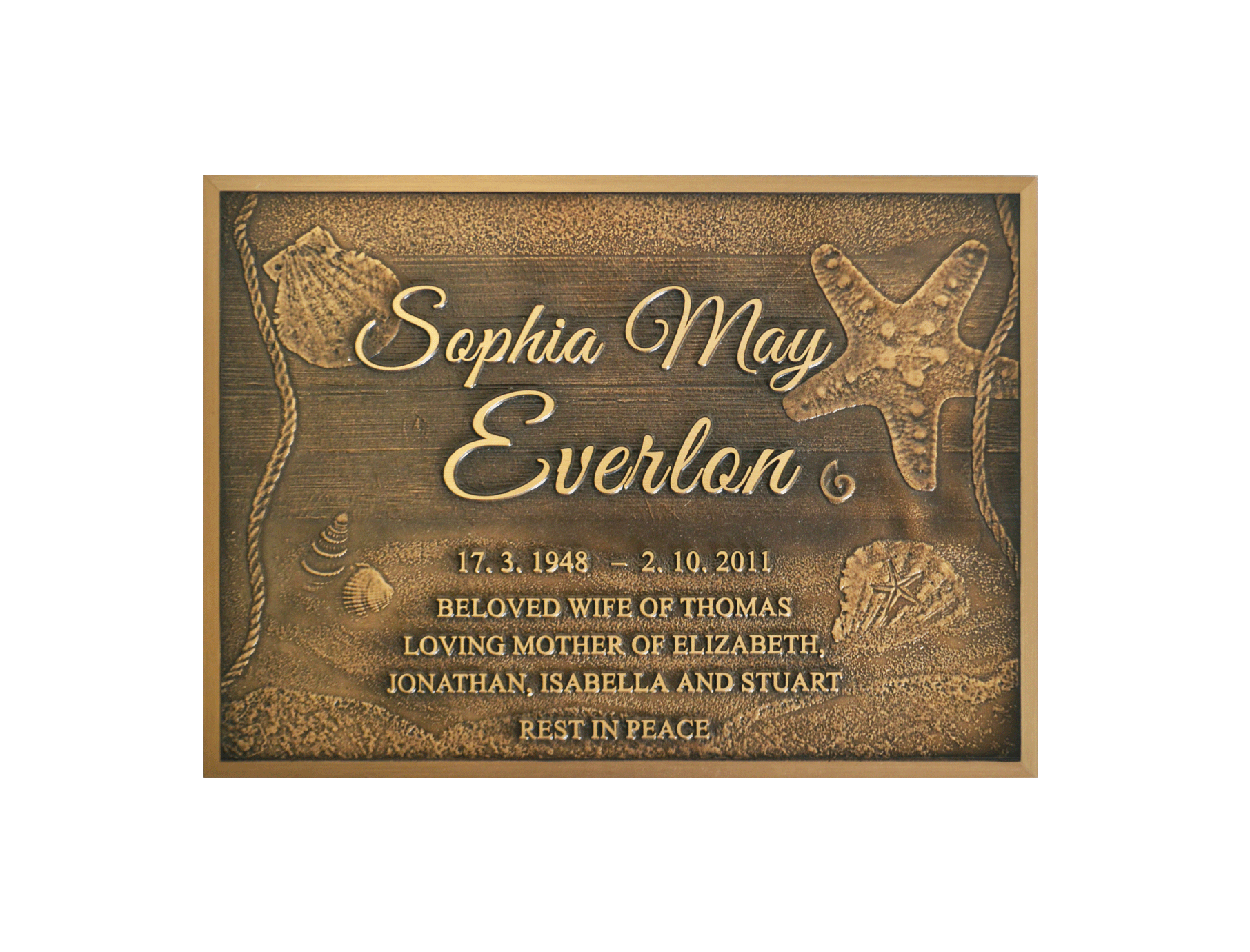 Cast Bronze Plaques - Everlon | Fresh and Modern Approach